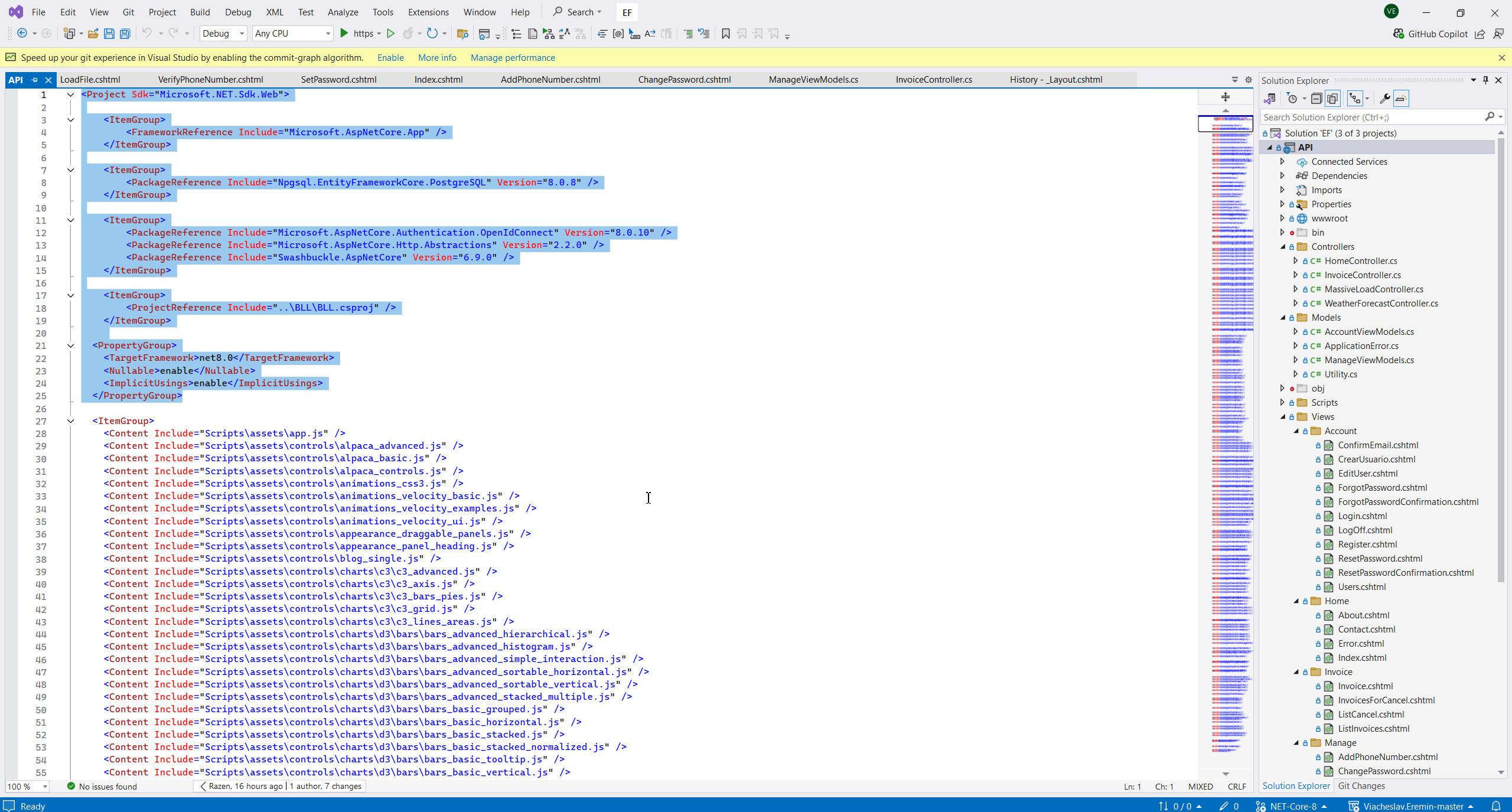 Viacheslav Eremin | Migration ASP.NET to NET Core 8 (including EF6 to EF Core)