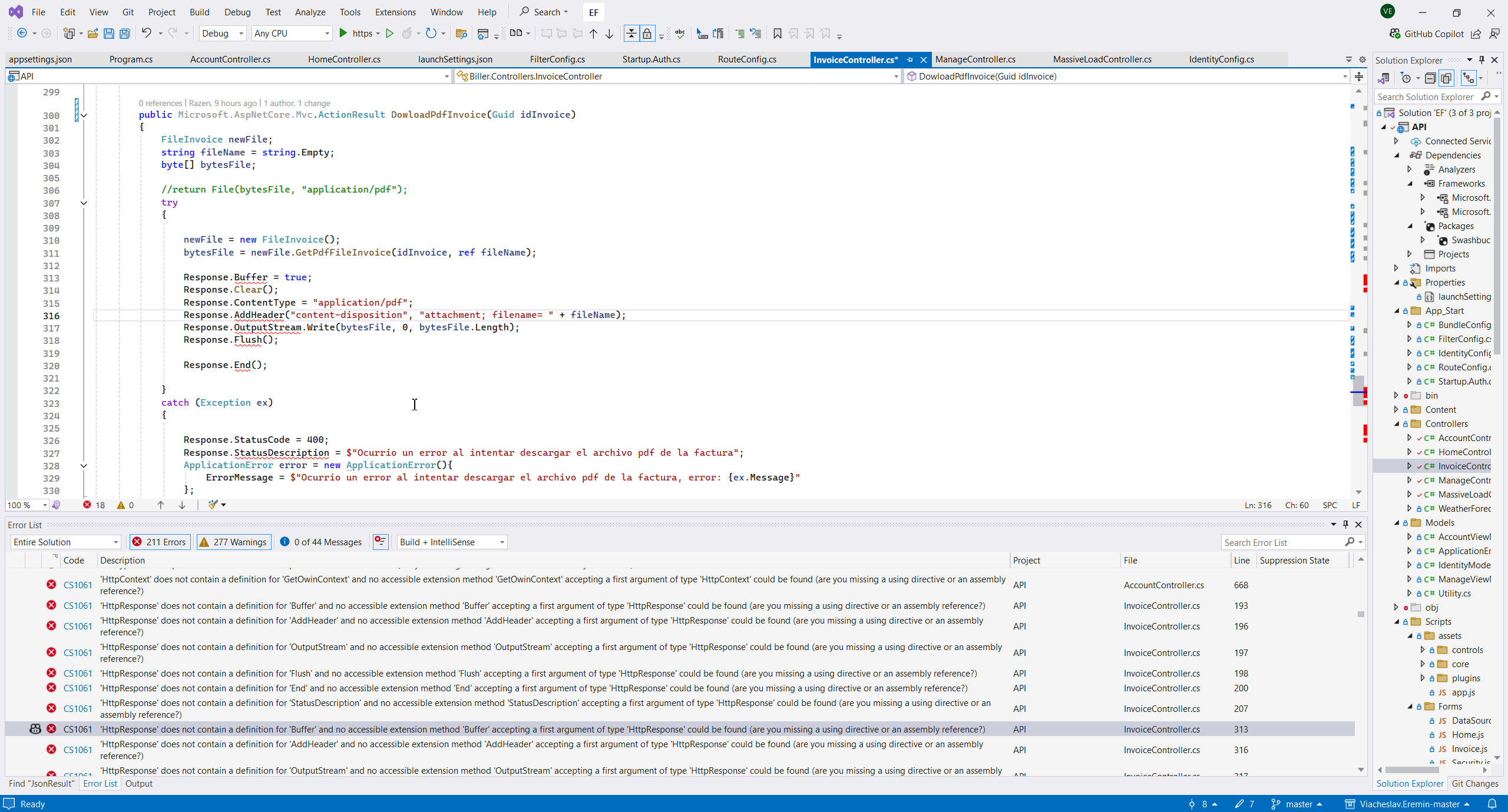 Viacheslav Eremin | Migration ASP.NET to NET Core 8 (including EF6 to EF Core)
