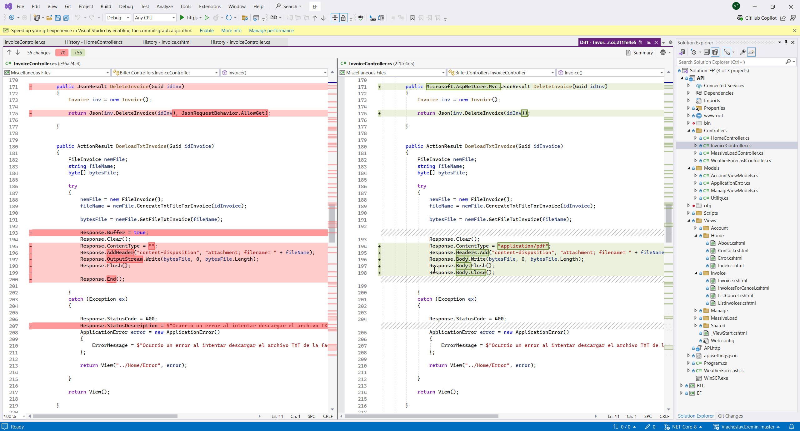Viacheslav Eremin | Migration ASP.NET to NET Core 8 (including EF6 to EF Core)