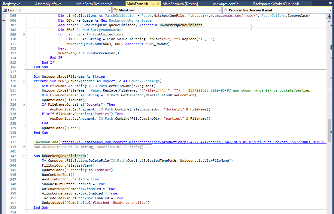 Viacheslav Eremin | BackgroundWorkerQueue.