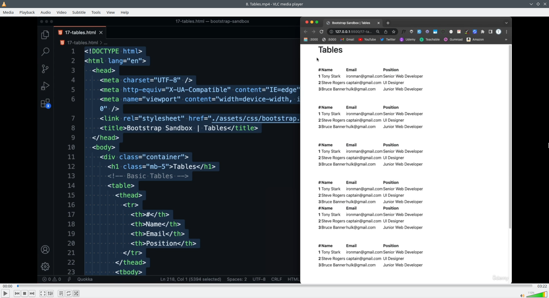 Viacheslav Eremin | Bootstrap lecture from Brad Traversy