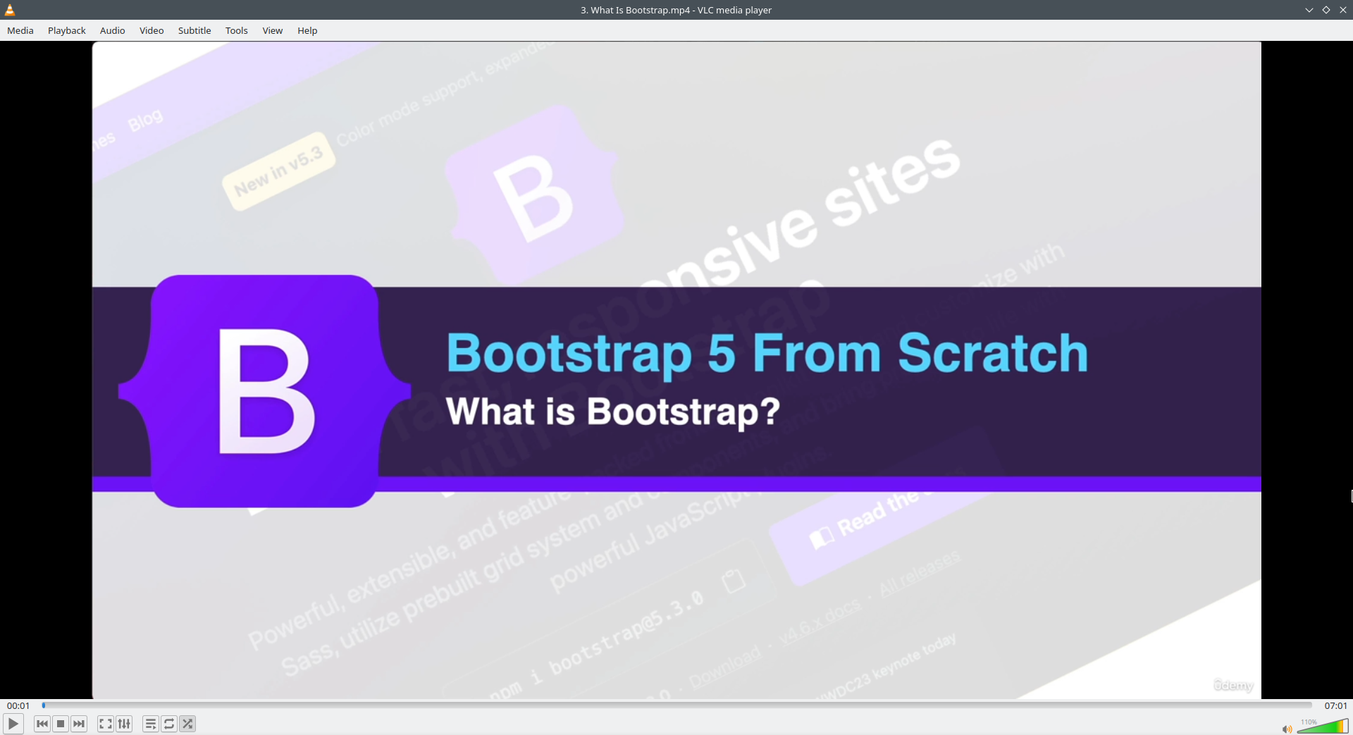 Viacheslav Eremin | Bootstrap lecture from Brad Traversy