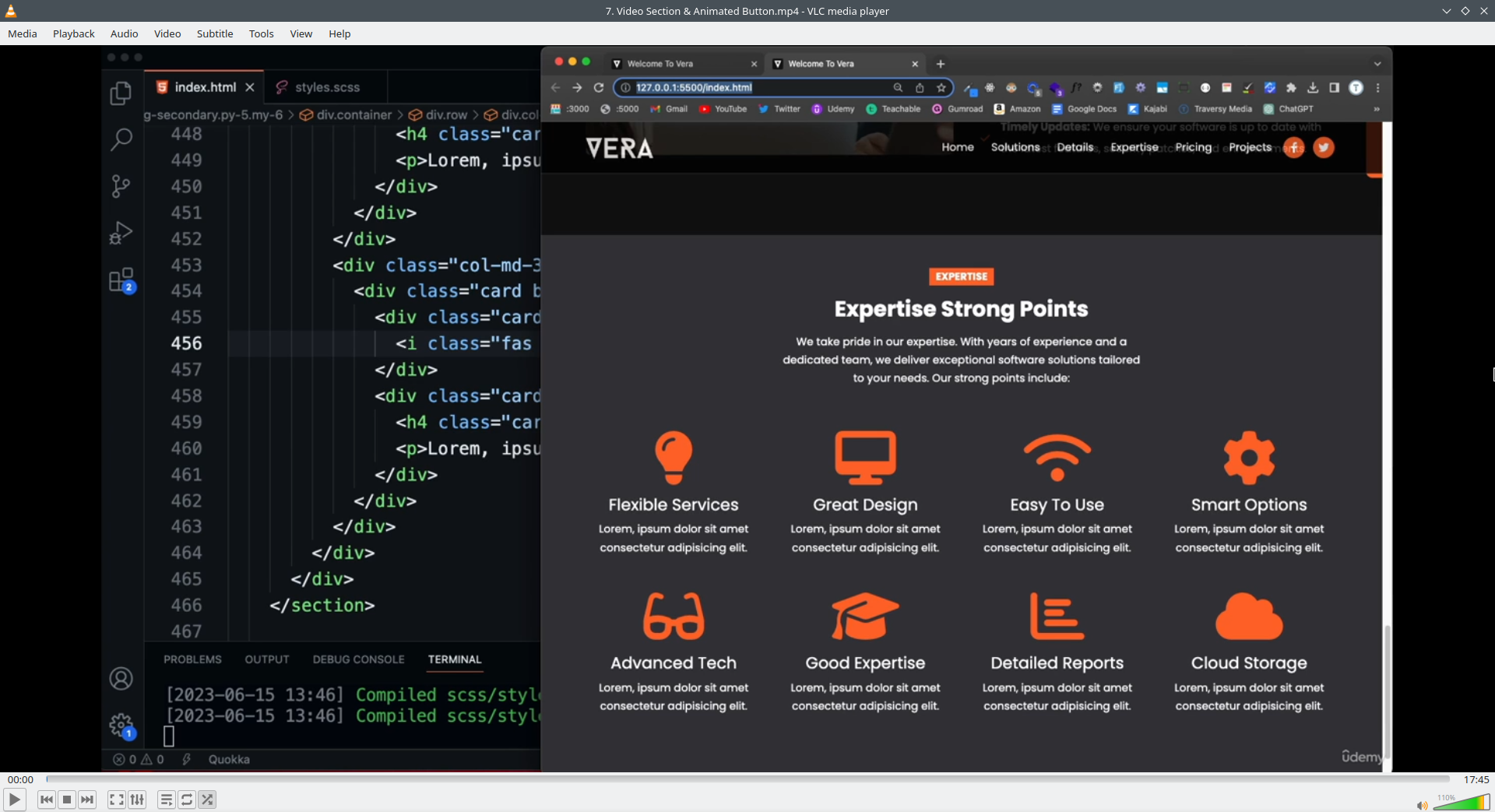 Viacheslav Eremin | Bootstrap lecture from Brad Traversy