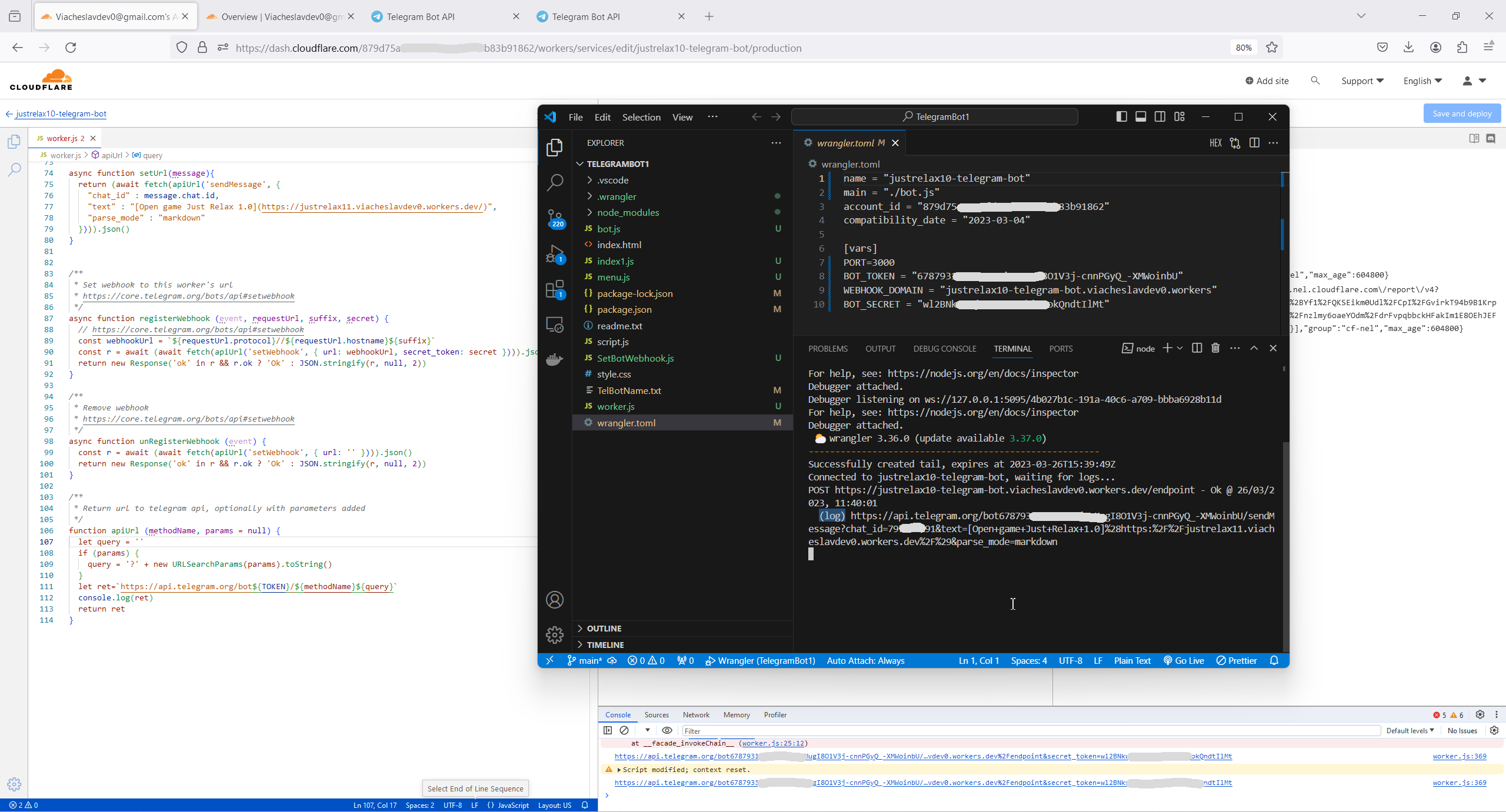 Viacheslav Eremin | Serverless telegram bot on Cloudflare