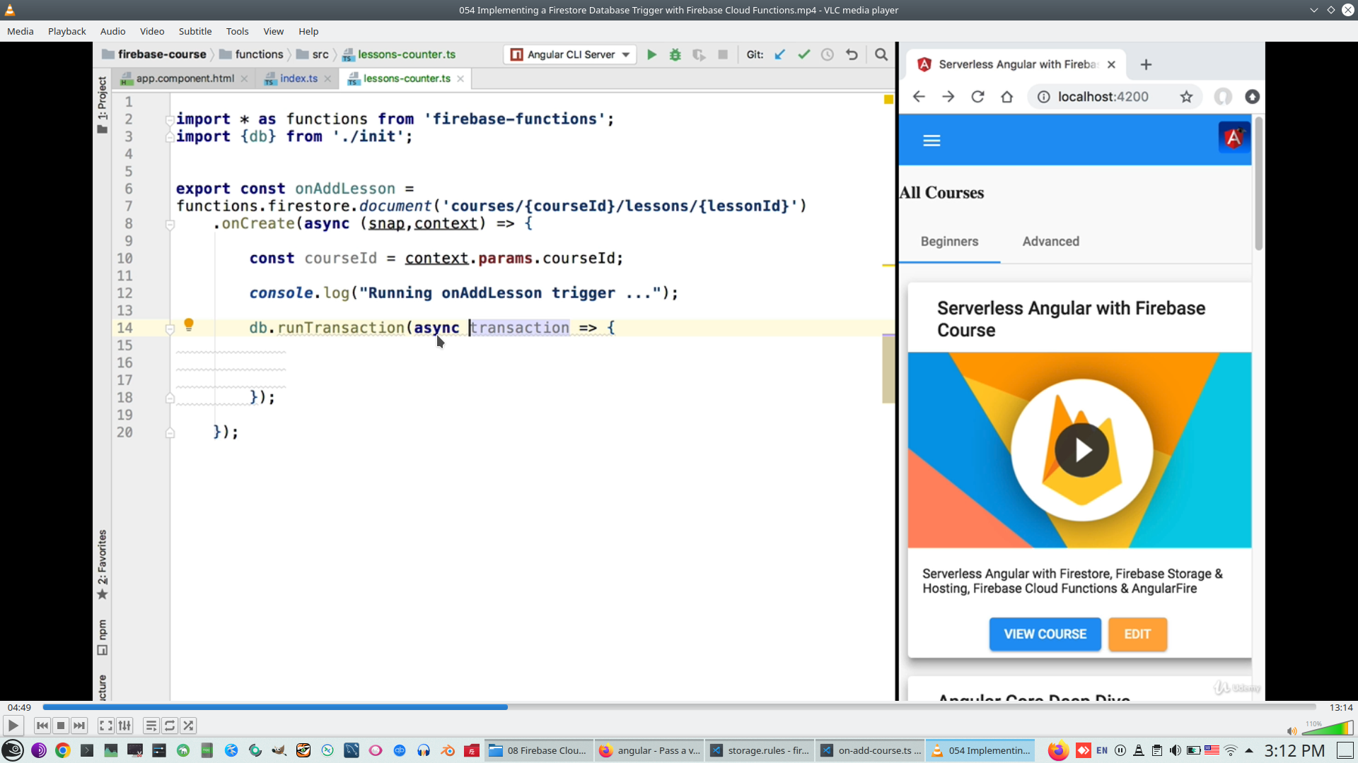 Viacheslav Eremin | Firebase Learning from Angular University