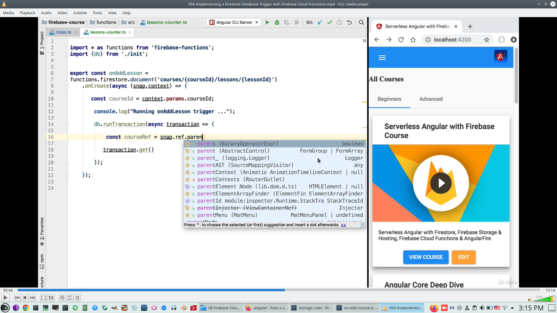 Viacheslav Eremin | Firebase Learning from Angular University