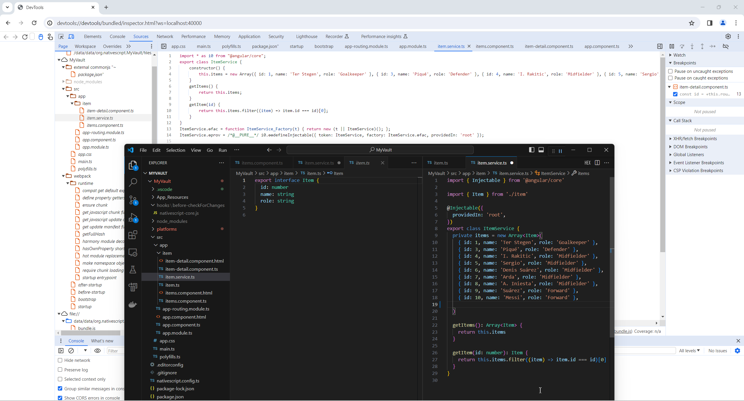 Viacheslav Eremin | NativeScript Drawer for Android/IOS phone (clear Angular project)