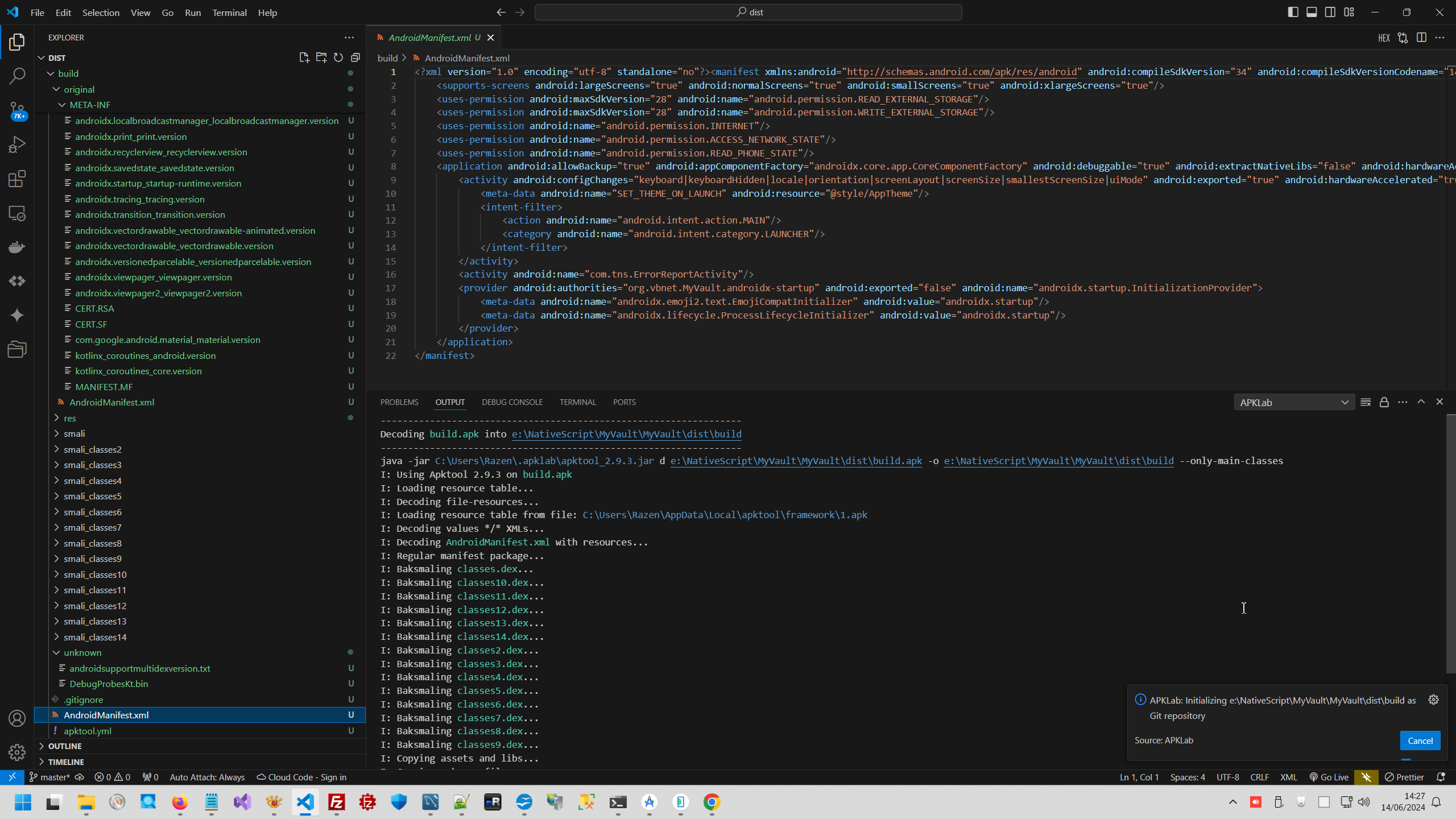Viacheslav Eremin | Publish Nativescript bundle to Google Play console (debug/release troubles).