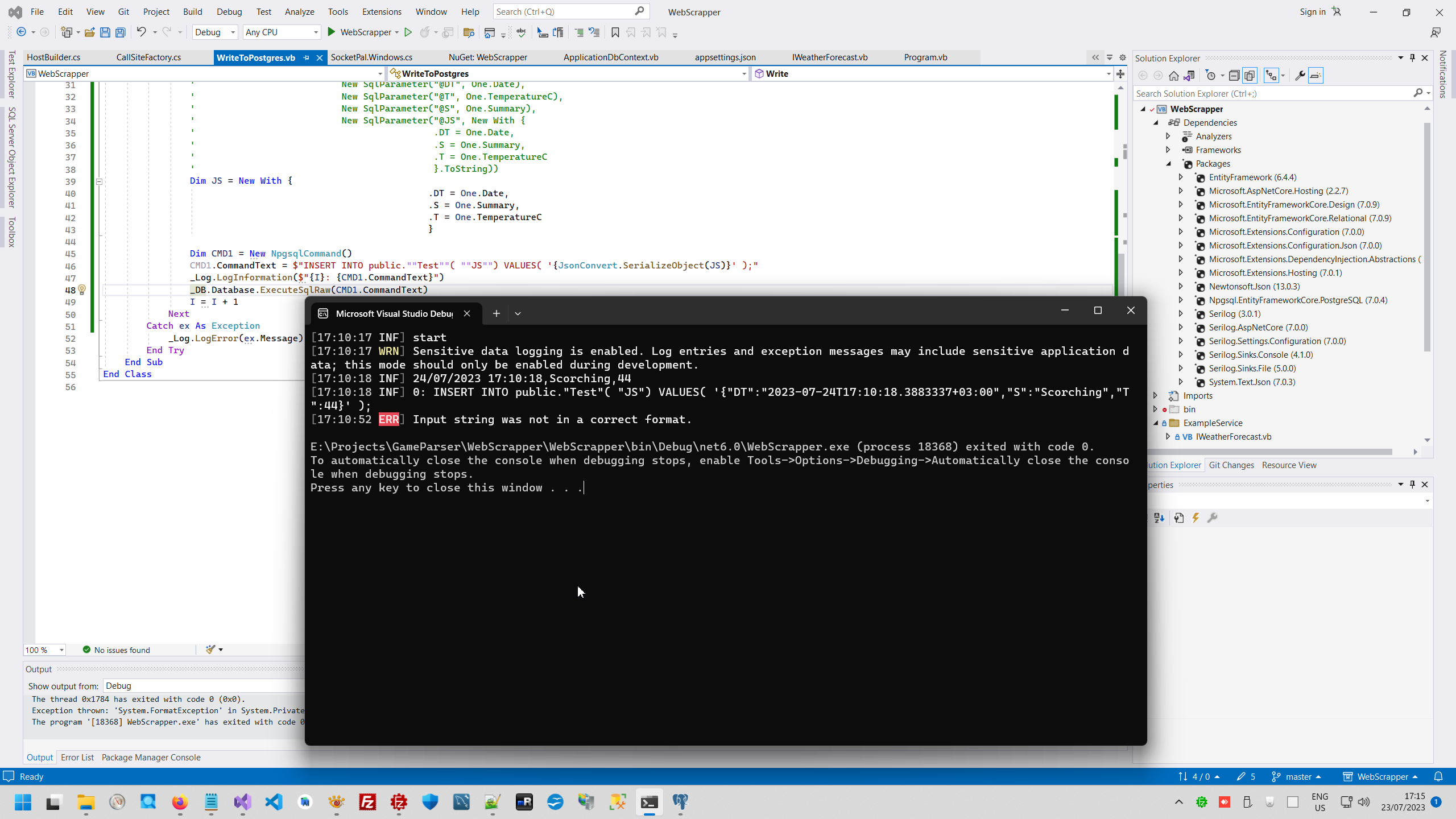 Viacheslav Eremin | Two my PostgreSQL project in this year