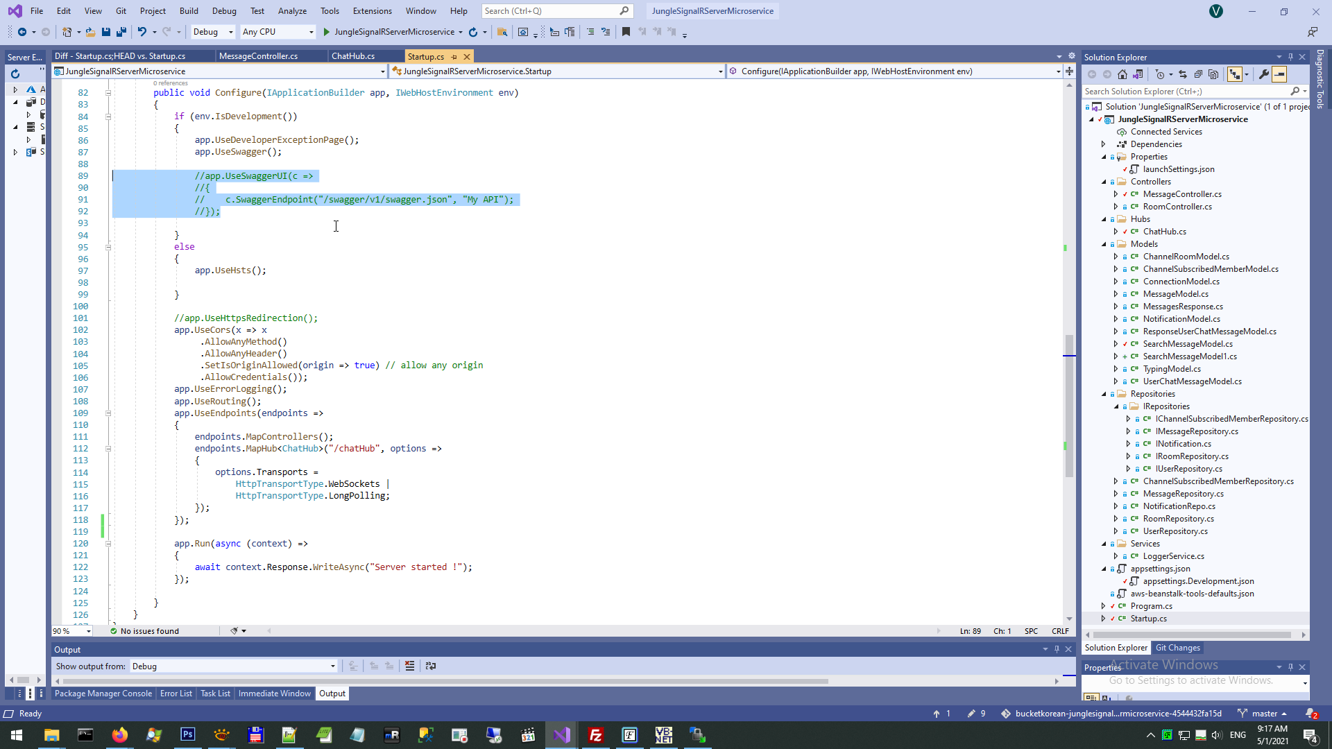 Viacheslav Eremin | Use SignalRSwaggerGen to create Swagger specification of SignalR hub