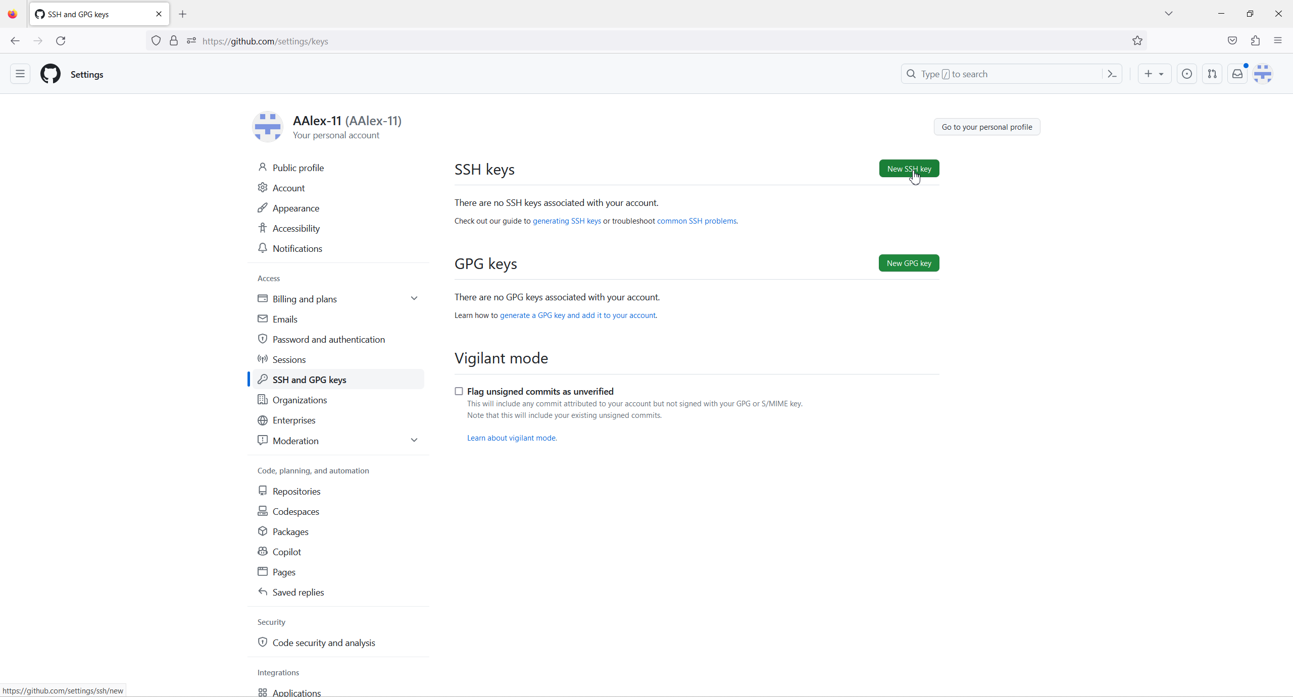 Viacheslav Eremin | How to receive SSH key in order to use GitHub/GitLab